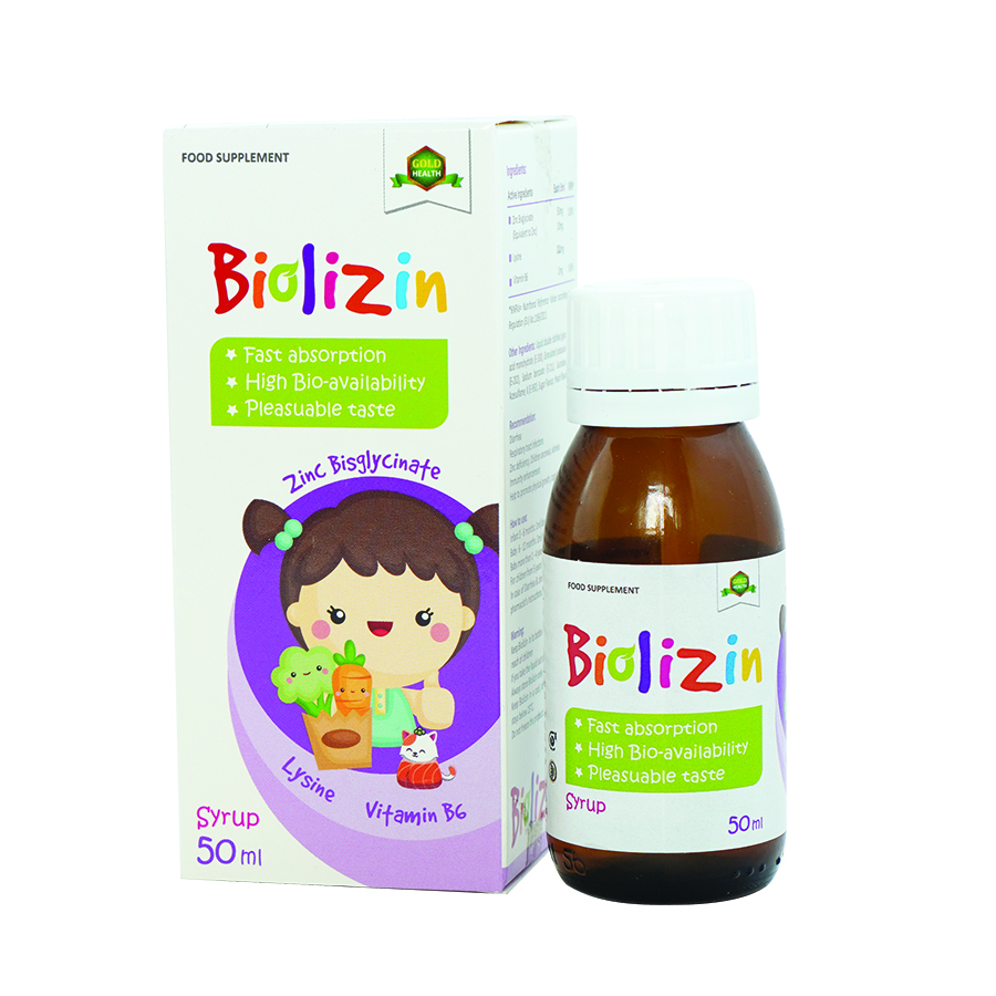 BIOLIZIN Kẽm hữu cơ nhập khẩu Châu Âu - Công ty TNHH Dược Hunmed